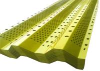 China 0.8mm Thickness Yellow Color Wind Braking Fence For Storing Coal Field for sale