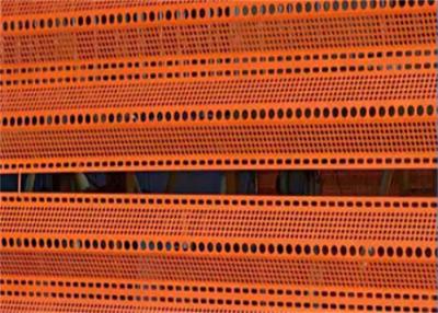 China 0.9mm Thickness Red Wind Dust Controlling Nets For Power Station Protection for sale