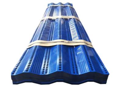 China 0.8mm Thickness Blue Windproof Dust Controlling Nets For Coal Stocking Yard Use for sale