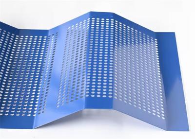 China 0.5mm Thickness Blue Wind Break Wall For Wash Coal Factory Use for sale