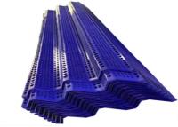 China 5.0meter Length Blue Wind Proof Dust Panel For Coal Carbon Transshipment Station for sale
