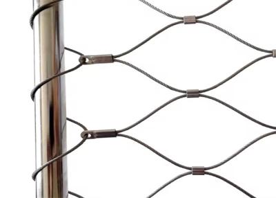 China Ferruled Type Stainless Steel Wire Rope Net For Construction Decoration for sale