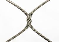 China 100 Meter Length Diamond Hole Shape SS304/SS316/SS316L Stainless Steel Wire Rope Mesh for Protect Use Fence for sale