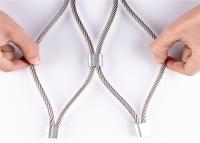 China 60mm*60mm Hole Size 3.0mm Wire Diameter Stainless Steel Rope Mesh For Safety Protection for sale