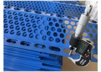 China 1.0mm Thickness 3Peaks Blue Color Windproof Dust Suppression Net For Mine Factory for sale