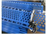 China 1mm Thicnkess Blue Color Windbreak Panel For Docks And Various Storage Yards for sale