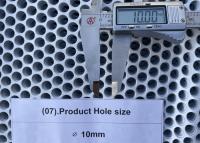 China 5Meters Length 10mm Hole Size 5Peaks White Color Powder Wind Protection Screen for sale