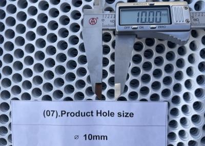 China 5Meters Length 10mm Hole Size 5Peaks White Color Powder Wind Protection Screen for sale