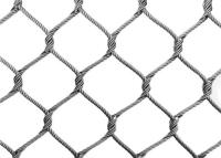 China 30 Years Use Woven Stainless Steel Zoo Rope Mesh For Animal Fence for sale