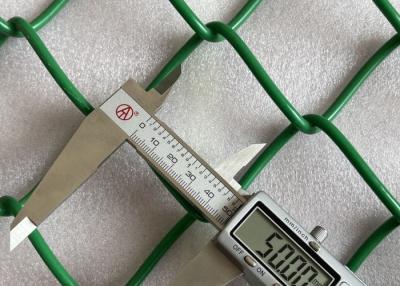 China 50mm*50mm Hole Size Green PVC Coated Chain Link Helideck Safety Net For Delideck Protection for sale