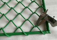 China 2Inch Hole Size Green PVC Coated Helideck Safety Mesh For Oil Rigs Use for sale