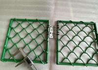 China 2Inch Hole Size Green PVC Coated Helideck Safety Mesh For Oil Rigs Use for sale