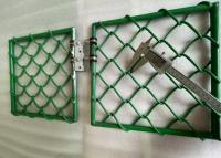 China 5mm Thickness Diamond Hole Shape PVC Coated Helideck Safety Net for Offshore Helicopter Landing Decks for sale