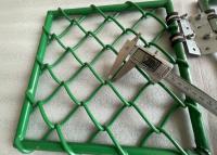 China PVC Coated 5mm Wire Thickness Diamond Shape Hole Helideck Safety Net For Perimeter Use for sale