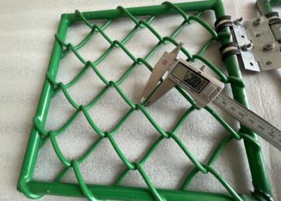 China PVC Coated 5mm Wire Thickness Diamond Shape Hole Helideck Safety Net For Perimeter Use for sale