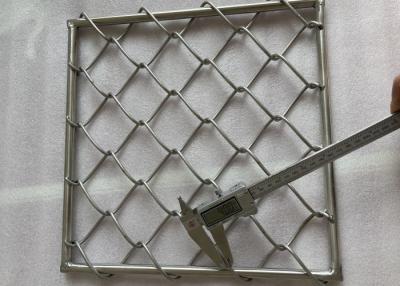China SS316 50mm*50mm Diamond Hole Stainless Steel Helideck Safety Net For Offshore Helicopter Landing Decks Use for sale