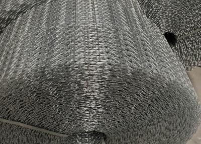 China Width 190.5mm Galvanized Pipeline Coating 10Lines Wire Welded Metal Mesh For Offshore Gas Pipeline for sale