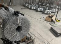 China Hot Dipped Galvanized Marine Reinforcement Curved Line Welded Wire Mesh For Offshore Gas Pipeline for sale