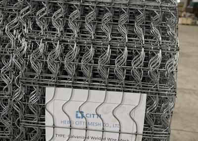 China 10 Lines Wire Galvanized Oil Pipeline Reinforced Welded Wire Mesh For Offshore for sale