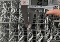 China 8 Lines 2mm Wire Galvanized Reinforced Wire Mesh For Everglades Gas Pipeline for sale