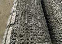 China 10 Lines 12.7mm Hole Size Galvanized Reinforced Welded Wire Mesh For Gas Oil Pipeline for sale