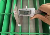 China 3.1mm Green Powder Coated Steel Grating for Safety Protection for sale