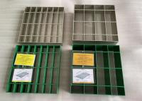 China Green Powder Coated Steel Bar Grating for Walkways 6M Length for sale