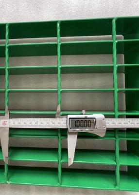 China 100mm Green Steel Grating for Fence and Wall Safety for sale