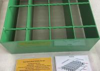 China 70mm x 200mm Green Steel Grating for Platforms for sale