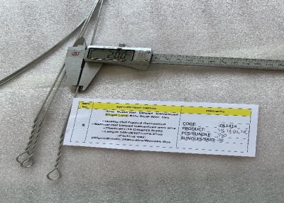 China 2.0mm Hot Dipped Galvanized Bale Ties Wire 4.27m Double Loop for sale