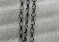 China 1.5mm Wire Diameter Dark Gray Color Anti-Rust Aluminum Chain Metal Curtain for Office Decoration for sale