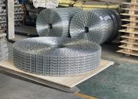 China 190.5mm Width Galvanized steel pipe winding mesh for Chemical Processing Pipeline for sale