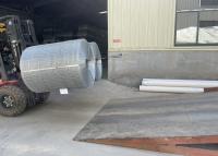 China 8Lines wire heavy zinc Galvanized Pipeline reinforced mesh for Wastewater Pipeline for sale
