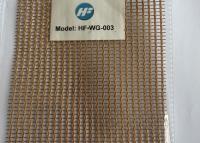 China 1.2meter Width Fabric Laminated Glass Metal Mesh with Tempered Glass and Stainless Steel Material for Decorative Wire Mesh for sale