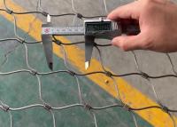 China 200KG Weight Capacity SS316 Diamond Hole Shape Wire Rope Mesh for Safety Protection for sale