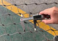 China 3mm Rope Diameter 200KG Weight Capacity Ferruled Type Wire Rope Net for Safety Protection for sale