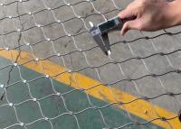 China 2.5mm SS316 Ferruled Type Wire Rope Mesh with 200KG Capability Weight for Safety Use for sale
