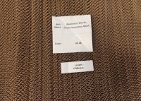 China No Waves Type 8mm Hole Size 1.2mm Wire Diameter Aluminium Woven Chain Decoration Mesh for sale