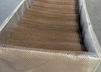 China Bronze Color Light Weight Aluminium Chain Decoration Mesh for Long Time Use Curtain Decoration for sale