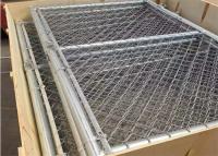 China 55mm Diamond Hole Size Galvanized Chain Link Mesh for Safety Protection Fencing for sale