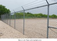 China 2.5M height Diamond shape galvanized Chain Link Fence for highway road use for sale