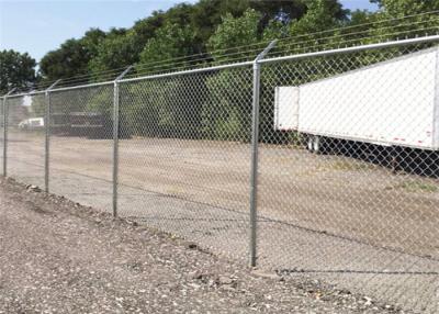 China With 2.5m Post galvanized Chain Link Fence for building wall for sale