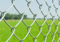 China With 2.5m Post galvanized Chain Link Fence for building wall for sale