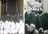 China 15 Meters Length Galvanized and PVC Coated Diamond Chain Link Fence for Home Use for sale