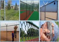 China 2.8meters Width Hot Dipped Galvanized Chain Link Fence with Diamond Shape for School Use for sale