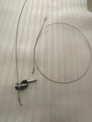 China 3.36mm *2.28m Length electric Galvanized Double Loop Quick Link Baling Wire for Tyre binding for sale