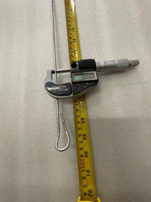 China 3.36mm thickness 2.28m long Galvanized Double Loop Quick Link Tie Wire for Paper and cardboard for sale