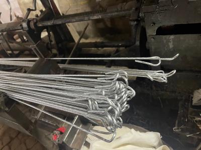 China 3.36mm Wire diameter  Galvanized Double Loop Quick Link Ties Wire for Wooden material securing for sale