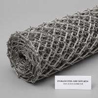 China 3mm 5mm diameter Stainless Steel Wire Rope Mesh Net for safty use for sale