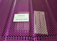 China RAL4008 Signal Violet Color 5Peaks Type Perforated Windbreak safety screen for Railway for sale